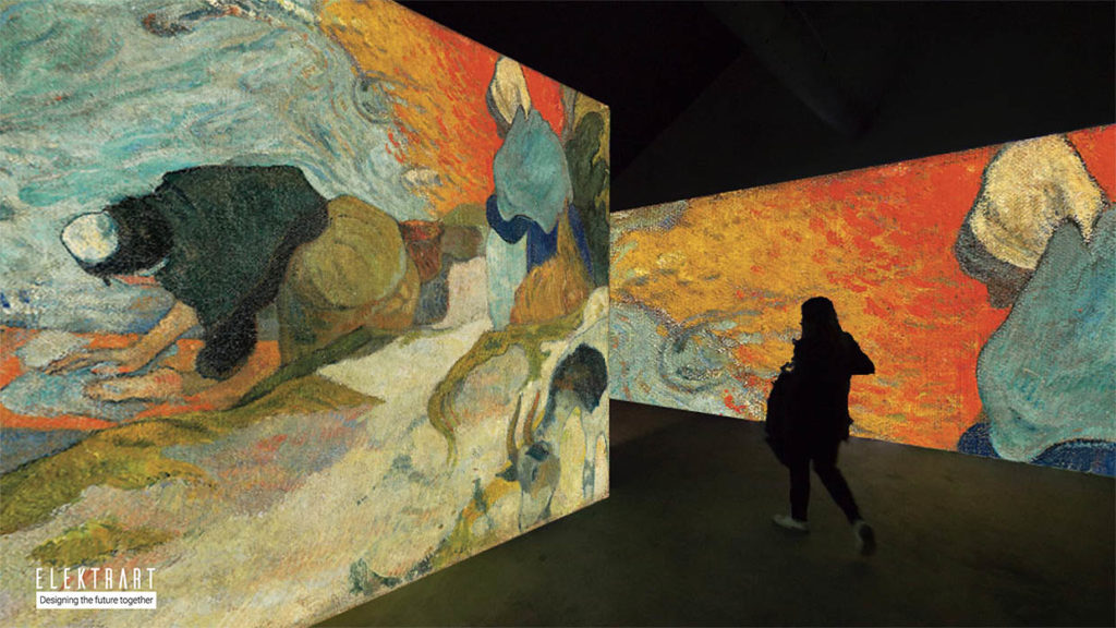 Animación digital para exposiciones inmersivas en los Museos.
